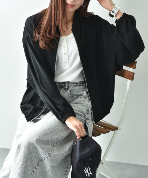 INTERPLANET 「INTERPLANET」 ジップアップブルゾン FREE ブラック レディース : ZOZOTOWN Yahoo!店 - 通販 - Yahoo!ショッピング