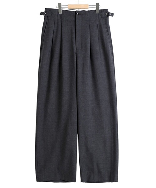 marka スラックス / マーカ：TWO TUCK MILITARY TROUSERS -RECYCLED POLYESTER NONMULESED : ZOZOTOWN Yahoo!店 ...