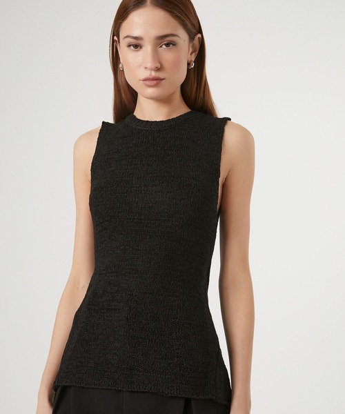 FOREVER21 ニット セーター メッシュニットノースリーブ レディース : ZOZOTOWN Yahoo!店 - 通販 - Yahoo!ショッピング