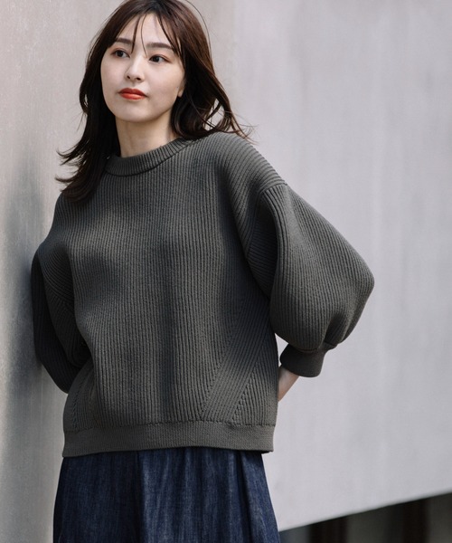 Munich 「Munich」 長袖ニット FREE カーキ レディース : ZOZOTOWN Yahoo!店 - 通販 - Yahoo!ショッピング