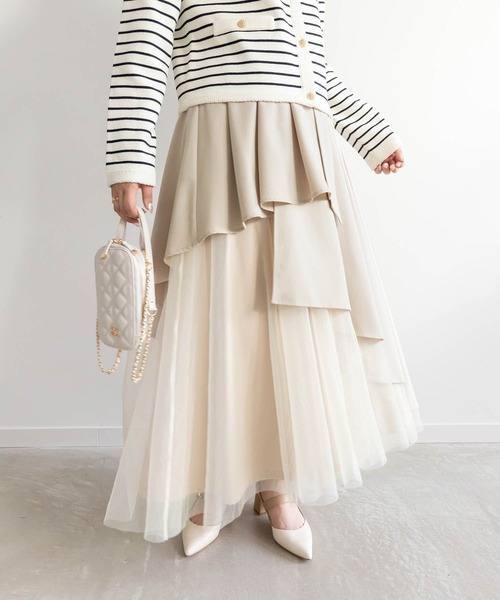 RANDA 「RANDA」 フレアスカート 1 ベージュ レディース : ZOZOTOWN Yahoo!店 - 通販 - Yahoo!ショッピング