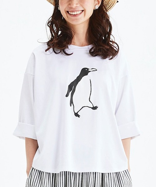 Sunny clouds 「Sunny clouds」 7分袖カットソー - ホワイト レディース : ZOZOTOWN Yahoo!店 - 通販 - Yahoo!ショッピング