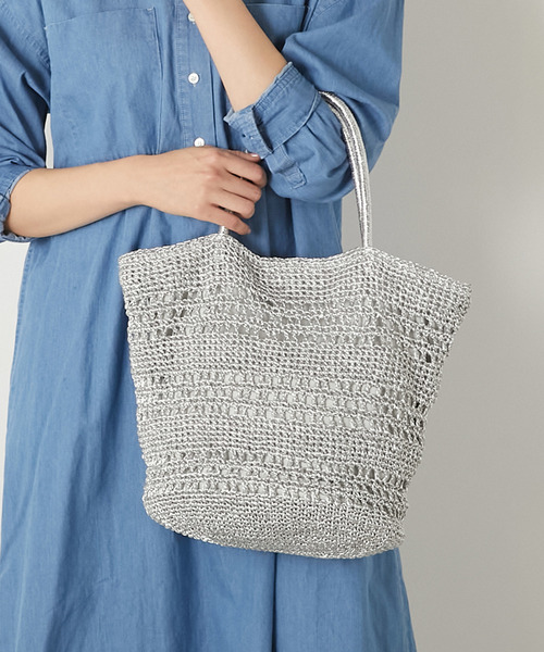 MELROSE claire（メルローズクレール） ハンドバッグ FREE シルバー レディース : ZOZOTOWN Yahoo!店 - 通販 - Yahoo!ショッピング