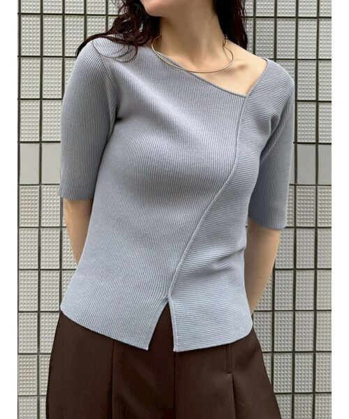 LAGUNAMOON（ラグナムーン） ニット セーター アシンメトリーリブスリットニットプルオーバー レディース : ZOZOTOWN Yahoo!店 - 通販 - Yahoo!ショッピング