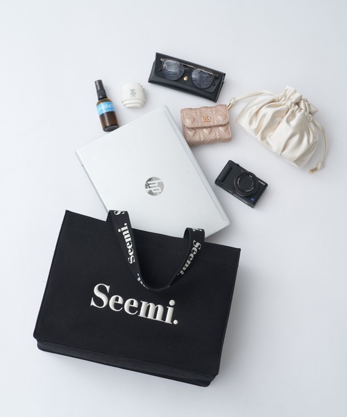 Seemi.by NICE CLAUP 「Seemi. byNICECLAUP」 トートバッグ FREE ブラック レディース ...