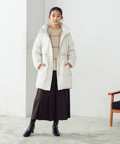 COMME CA ISM 「COMME ISM」 ダウンコート SMALL ブラウン レディース : ZOZOTOWN Yahoo!店 - 通販 - Yahoo!ショッピング