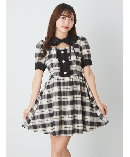 Ank Rouge ワンピース ドーリーチェックワンピース : ZOZOTOWN Yahoo!店 - 通販 - Yahoo!ショッピング