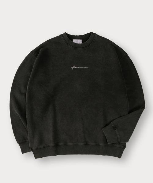 Yahoo!オークション - 「TIMELY WARNING」 スウェットカットソー M ブ...