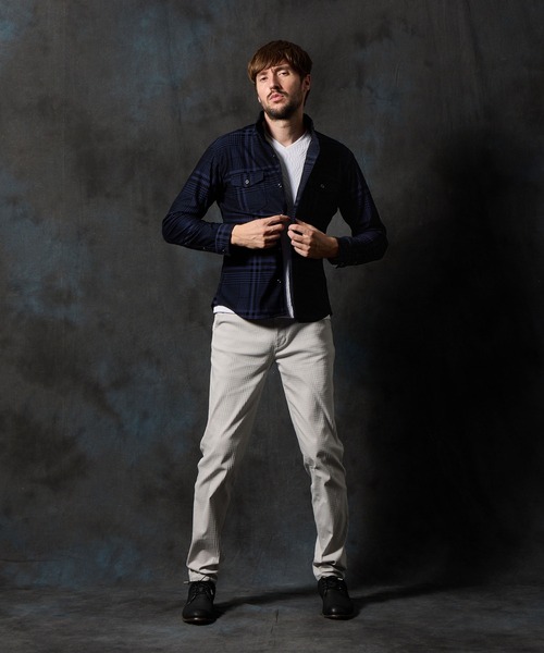 HIDEAWAYS NICOLE（ハイダウェイ ニコル） シャツ フロッキープリント