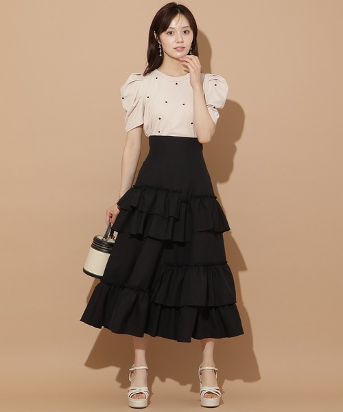 WILLSELECTION スカート アシメフリルハイウエストスカート : ZOZOTOWN Yahoo!店 - 通販 - Yahoo!ショッピング