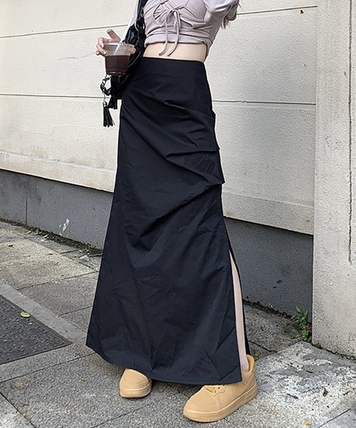 HALEY PESCA ロングスカート MEDIUM ブラック レディース : ZOZOTOWN Yahoo!店 - 通販 - Yahoo!ショッピング