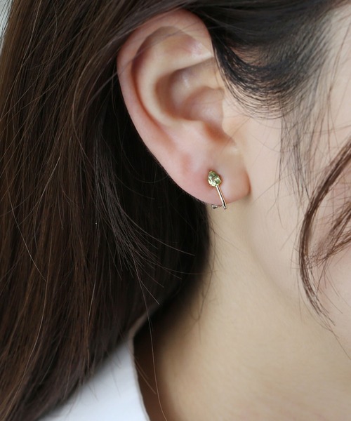 queite イヤリング K10 誕生石 クリップイヤリング 8月/ペリドット「queite」 レディース : ZOZOTOWN Yahoo ...