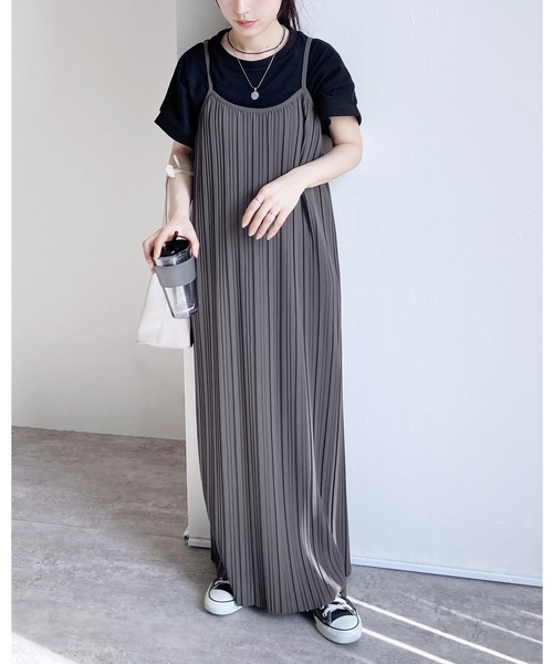 reca（レカ） キャミソールワンピース L チャコールグレー レディース : ZOZOTOWN Yahoo!店 - 通販 - Yahoo!ショッピング