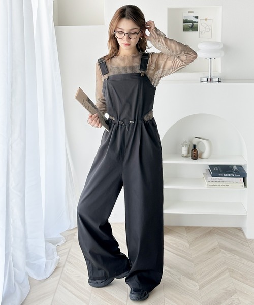 classicalelf 「classicalelf」 オーバーオール MEDIUM ブラック レディース : ZOZOTOWN Yahoo!店 - 通販 - Yahoo!ショッピング