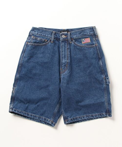 Yahoo!オークション - 「XLARGE」 ハーフパンツ 34inch インディゴブル...