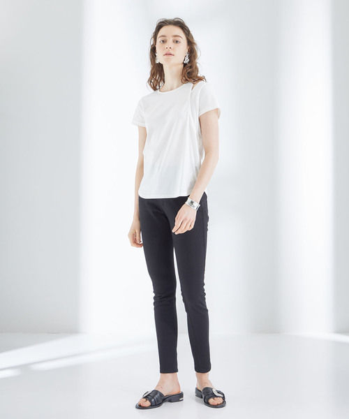 STUDIOUS tシャツ Tシャツ 【STUDIOUS】ムーブストレッチ アシンメトリー ショルダーTOPS : ZOZOTOWN Yahoo!店 - 通販 - Yahoo!ショッピング