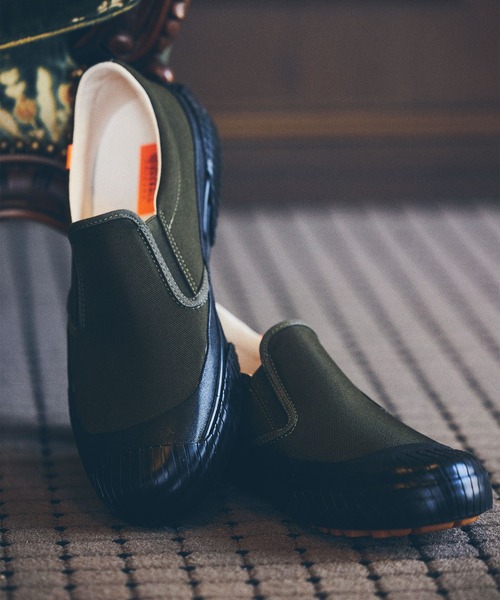 UNIVERSAL OVERALL スニーカー 「UNIVERSAL OVERALL」UO12 SNEAKERS / 撥水ナイロンスリッポン ...