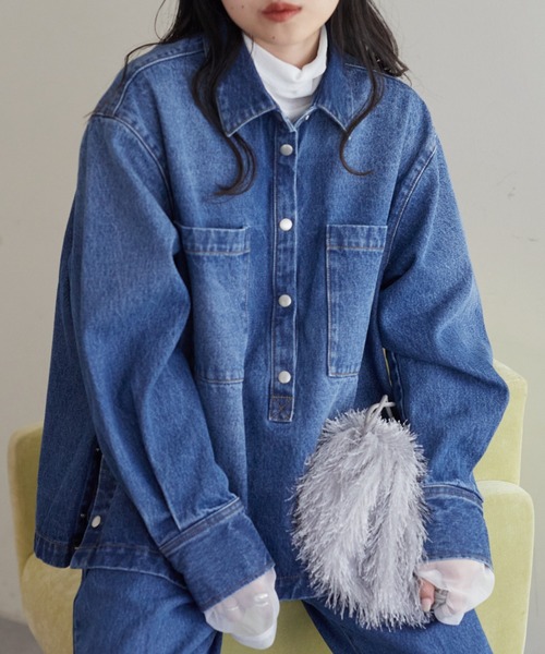 WILLOW 「WILLOW」 長袖シャツ ONE SIZE ネイビー レディース : ZOZOTOWN Yahoo!店 - 通販 - Yahoo!ショッピング