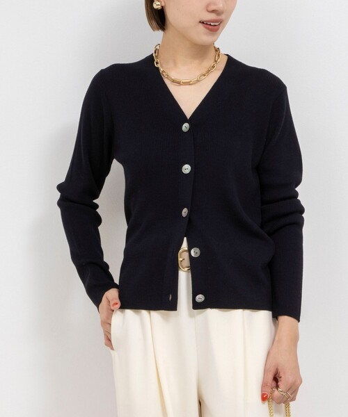 NOLLEY'S 「NOLLEY'S」 ニットカーディガン 36 ダークネイビー レディース : ZOZOTOWN Yahoo!店 - 通販 - Yahoo!ショッピング