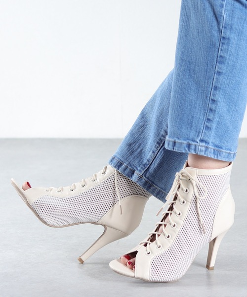 ブーツ Love Hunter /オープントゥ レースアップ メッシュブーツ サンダル (1625) レディース :75180868:ZOZOTOWN Yahoo!店 - 通販 - Yahoo ...