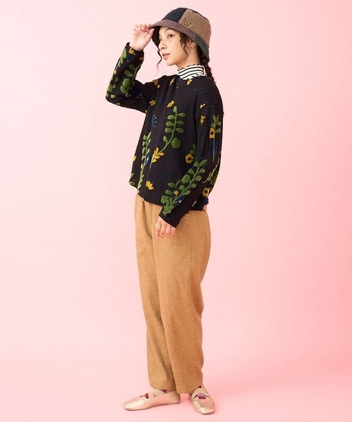 Jocomomola（ホコモモラ） パンツ Mucho hilo ツイードテーパード