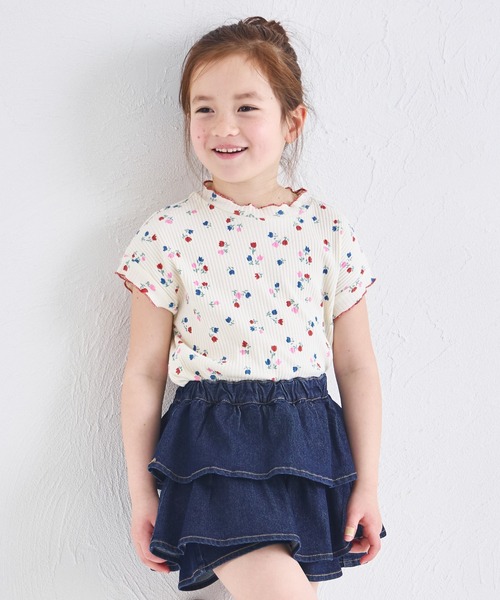 pairmanon（ペアマノン） tシャツ 「リンクコーデ」「リブコットン100」配色メローTシャツ キッズ 子供服 女の子 : ZOZOTOWN Yahoo!店 - 通販 - Yahoo ...