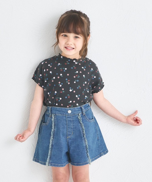 pairmanon（ペアマノン） tシャツ 「リンクコーデ」「リブコットン100」配色メローTシャツ キッズ 子供服 女の子 : ZOZOTOWN Yahoo!店 - 通販 - Yahoo ...