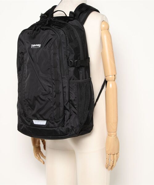 THRASHER デイバック リュック RUNNING PUSH BACKPACK 30L/スラッシャーバッグパックリュックサック メンズ ...