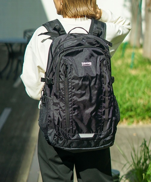 THRASHER デイバック リュック RUNNING PUSH BACKPACK 30L/スラッシャーバッグパックリュックサック メンズ ...