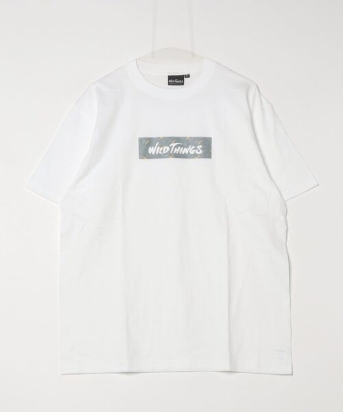 メンズ tシャツ Tシャツ 「WILDTHINGS / ワイルドシングス」ボックスロゴ│BOX LOGO :82669871:ZOZOTOWN Yahoo!店 - 通販 - Yahoo!ショッピング