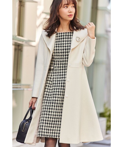 TOCCA 「TOCCA」 コート 0 ホワイト レディース : ZOZOTOWN Yahoo!店 - 通販 - Yahoo!ショッピング