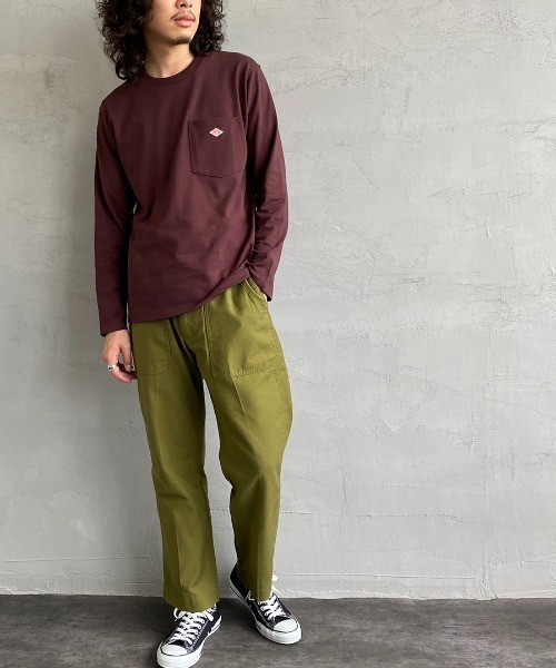 Yahoo!オークション - 「DANTON」 長袖カットソー 42 オレンジ レディ...