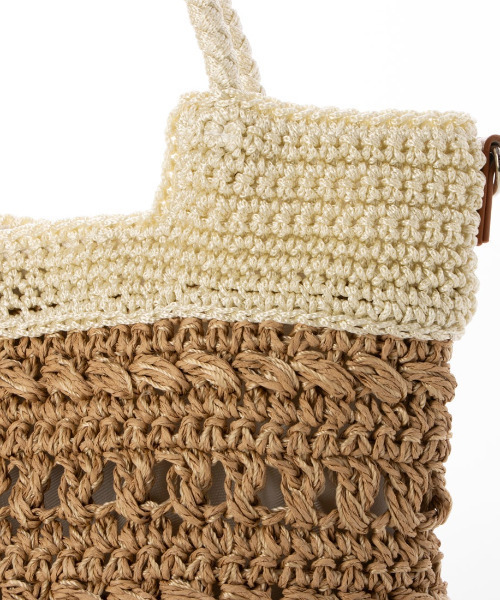 cache かごバッグ カゴバッグ カシュカシュ cachecache / 切替柄編2wayミニトート : ZOZOTOWN Yahoo!店 - 通販 - Yahoo!ショッピング