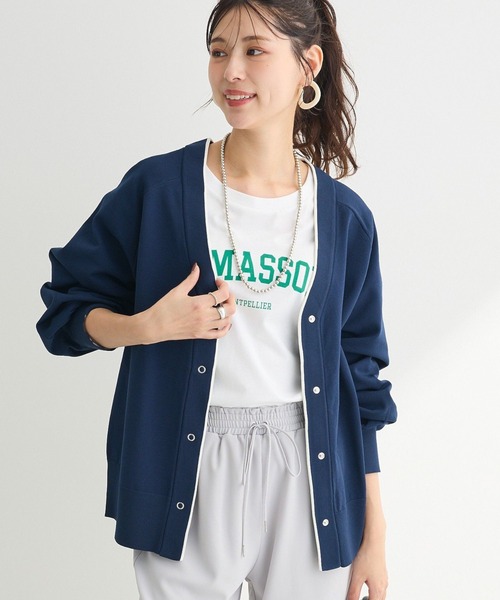 Green Parks 「Green Parks」 「chocol raffine robe」ニットカーディガン FREE ネイビー ...