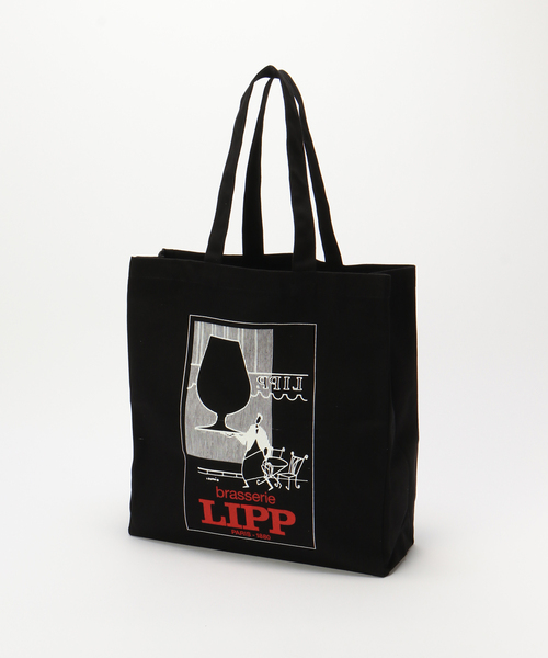 EDIFICE トートバッグ GIFT SHOP (ギフトショップ) LIPP Black Classic Shopper メンズ レディース : ZOZOTOWN Yahoo!店 - 通販 ...