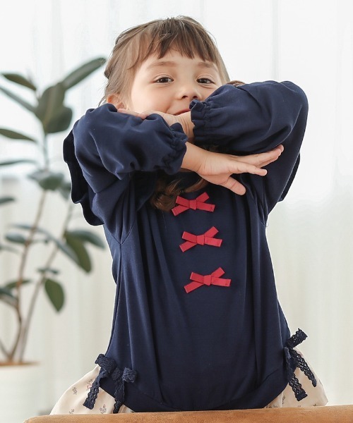 Biquette Club tシャツ Tシャツ 花柄裾フリルプルオーバー キッズ : ZOZOTOWN Yahoo!店 - 通販 - Yahoo!ショッピング