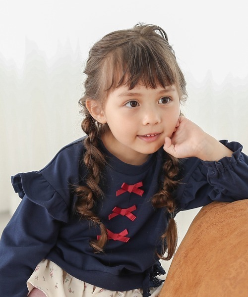 Biquette Club tシャツ Tシャツ 花柄裾フリルプルオーバー キッズ : ZOZOTOWN Yahoo!店 - 通販 - Yahoo!ショッピング