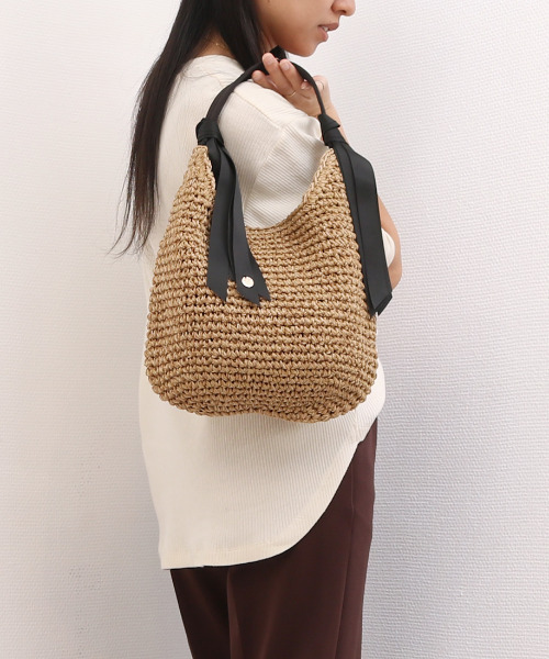 cache cache（カシュカシュ） かごバッグ カゴバッグ cachecache / 下がりグログランクロッシェ2wayミニトート : ZOZOTOWN Yahoo!店 - 通販 ...