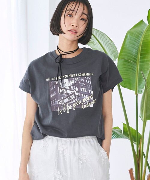coen tシャツ 「接触冷感」フォトプリントフレンチT レディース : ZOZOTOWN Yahoo!店 - 通販 - Yahoo!ショッピング