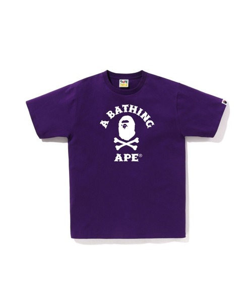 A BATHING APE tシャツ CROSSBONE COLLEGE TEE M メンズ レディース : ZOZOTOWN Yahoo!店 - 通販 - Yahoo!ショッピング