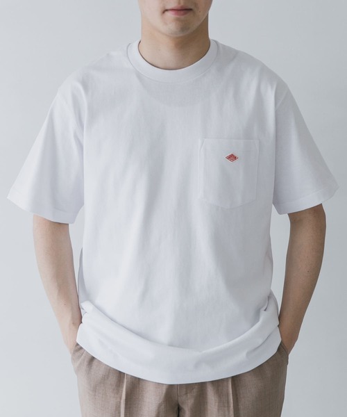 Yahoo!オークション - 「DANTON」 半袖Tシャツ 40 ライトカーキ メンズ