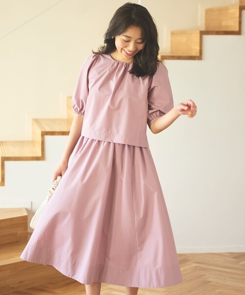 Feroux セットアップ 「洗える」パフスリーブセット アップ レディース : ZOZOTOWN Yahoo!店 - 通販 - Yahoo!ショッピング