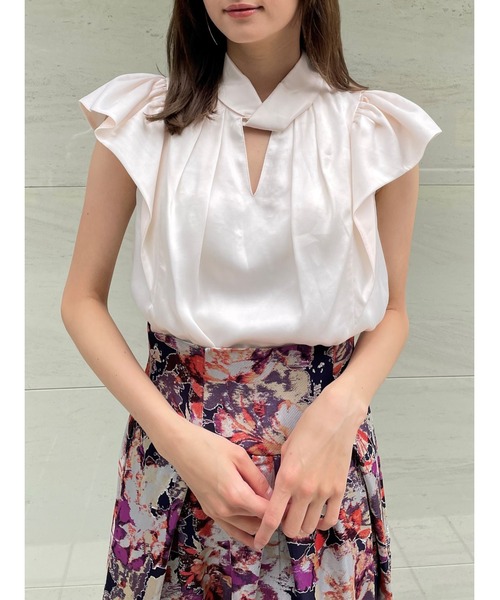 SNIDEL 「SNIDEL」 ノースリーブブラウス ONE SIZE ベージュ レディース : ZOZOTOWN Yahoo!店 - 通販 - Yahoo!ショッピング