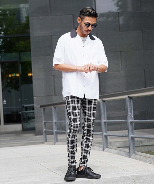 Yahoo!オークション - 「roshell」 スキニーパンツ LARGE ブラック系そ...