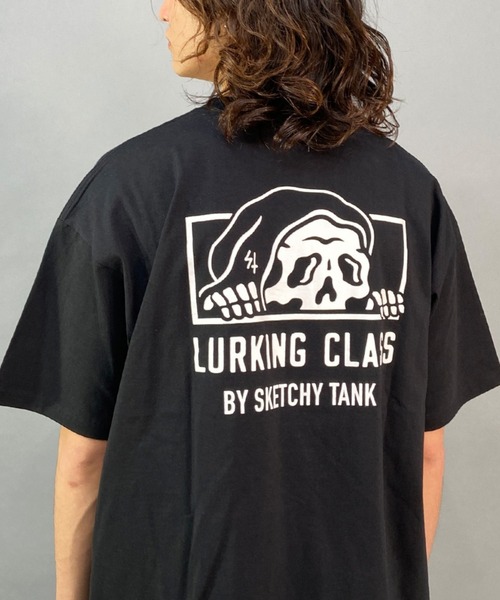 LURKING CLASS tシャツ Tシャツ 【ムラサキスポーツ別注】LURKING CLASS/ラーキングクラス オーバーサイズ バック ...