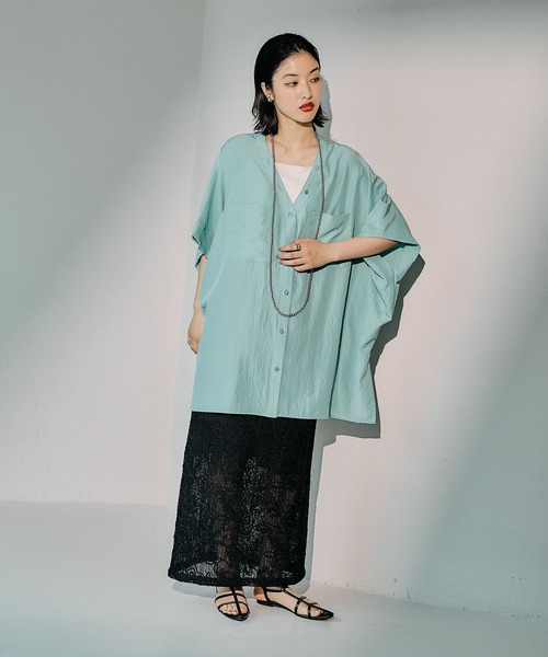 LEPSIM チュニック VネックBIGシャツチュニックSS2 2497045 : ZOZOTOWN Yahoo!店 - 通販 - Yahoo!ショッピング