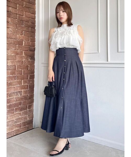 dazzlin tシャツ 2WAYスリーブコンパクトフリルトップス レディース : ZOZOTOWN Yahoo!店 - 通販 - Yahoo!ショッピング