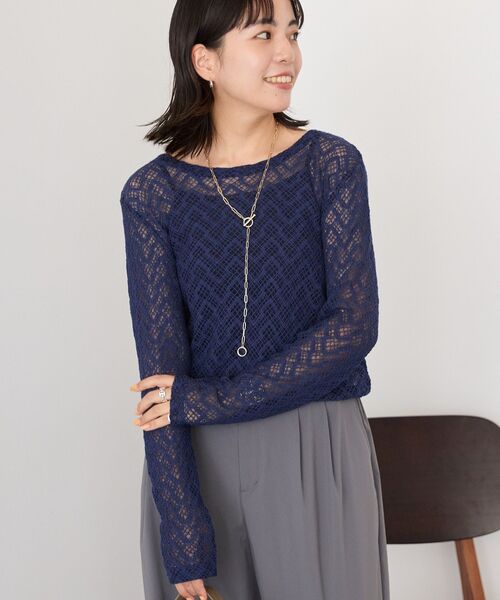 AMERICAN HOLIC（アメリカンホリック） tシャツ レース長袖プルオーバー レディース : ZOZOTOWN Yahoo!店 - 通販 - Yahoo!ショッピング