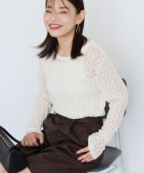 AMERICAN HOLIC（アメリカンホリック） tシャツ レース長袖プルオーバー レディース : ZOZOTOWN Yahoo!店 - 通販 - Yahoo!ショッピング