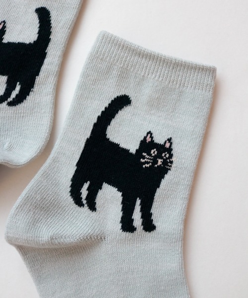 stample（スタンプル） 靴下 クロネコだいすき ショートソックス 「3足組」 キッズ 子供 男の子 女の子 : ZOZOTOWN Yahoo!店 - 通販 - Yahoo!ショッピング